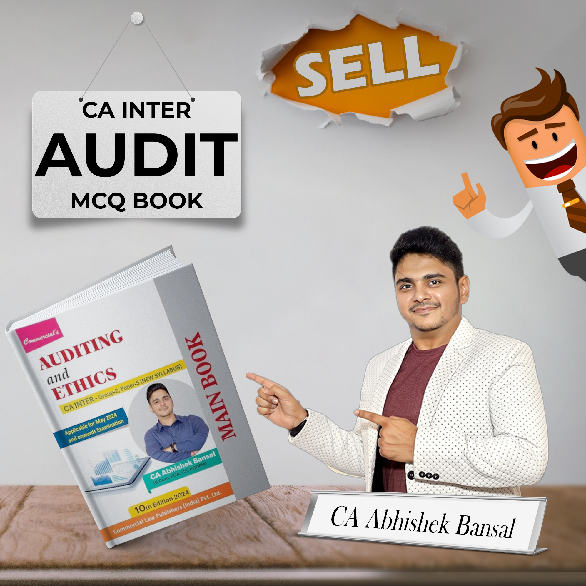 CA Abhishek Bansal AUDIT - MCQ Book Online CA Inter